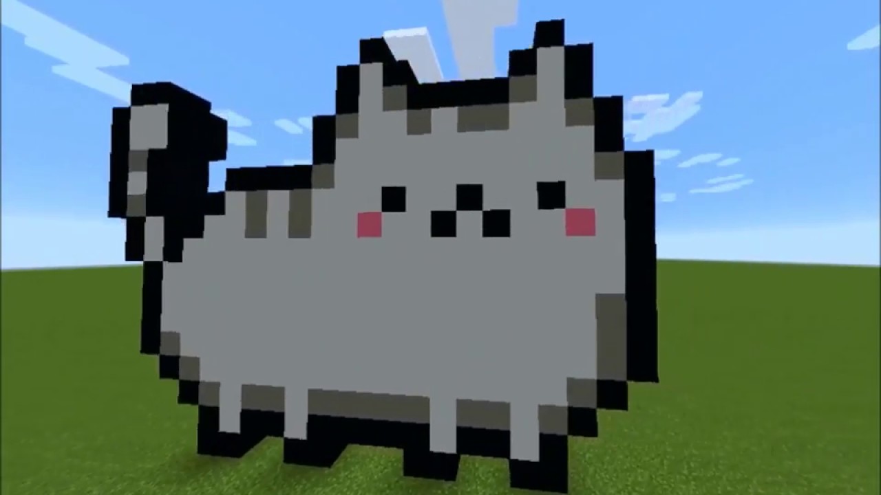 Pusheen Speedbuild|Minecraft - YouTube