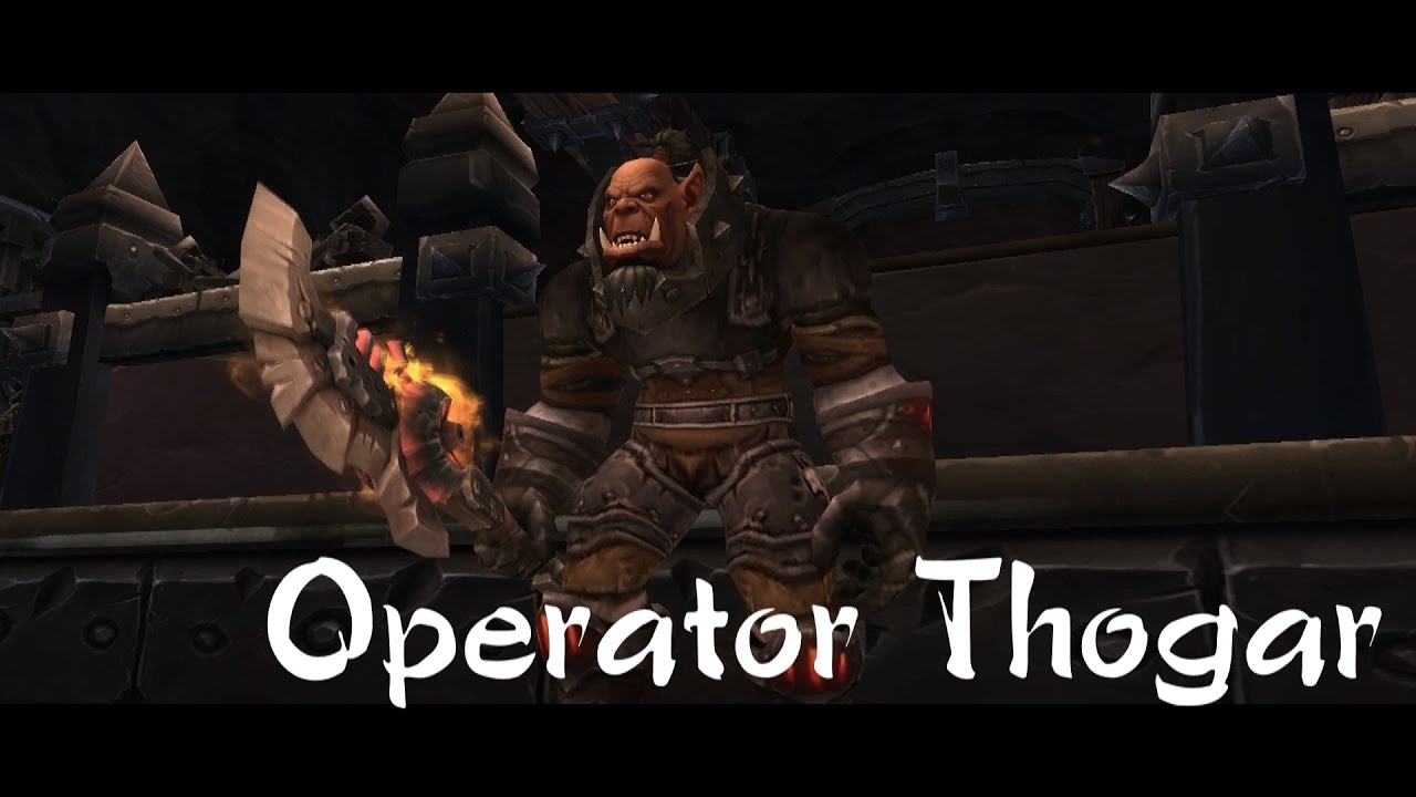 Rogue Solo Mythic Blackrock Foundry: Operator Tho'gar [6/10] - YouTube