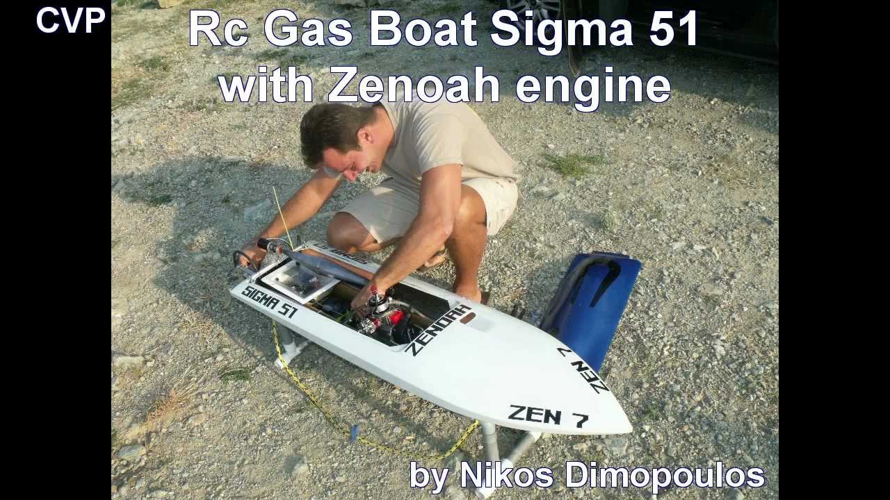 CVP - Rc Gas Boat Sigma 51 Run & Rescue - YouTube