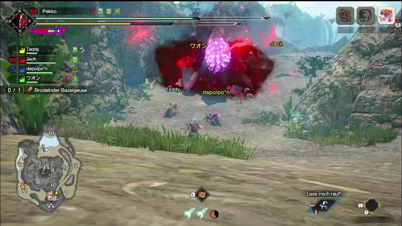 Afflicted Seething Bazelgeuse has a new move - Monster Hunter Rise ...