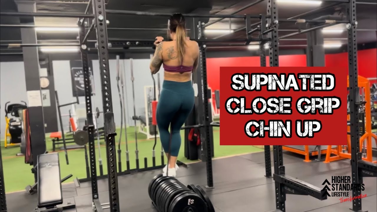 Supinated Close Grip Chin Up - YouTube