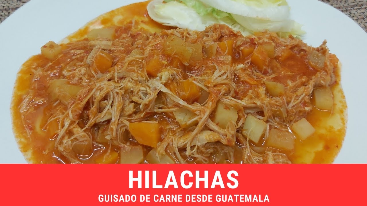 Hilachas, guisado de carne de Guatemala.- RecetasdeLuzMa - YouTube
