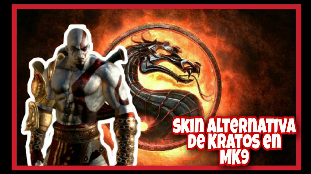 Estrenando la skin de Kratos en mortal kombat 9 - YouTube
