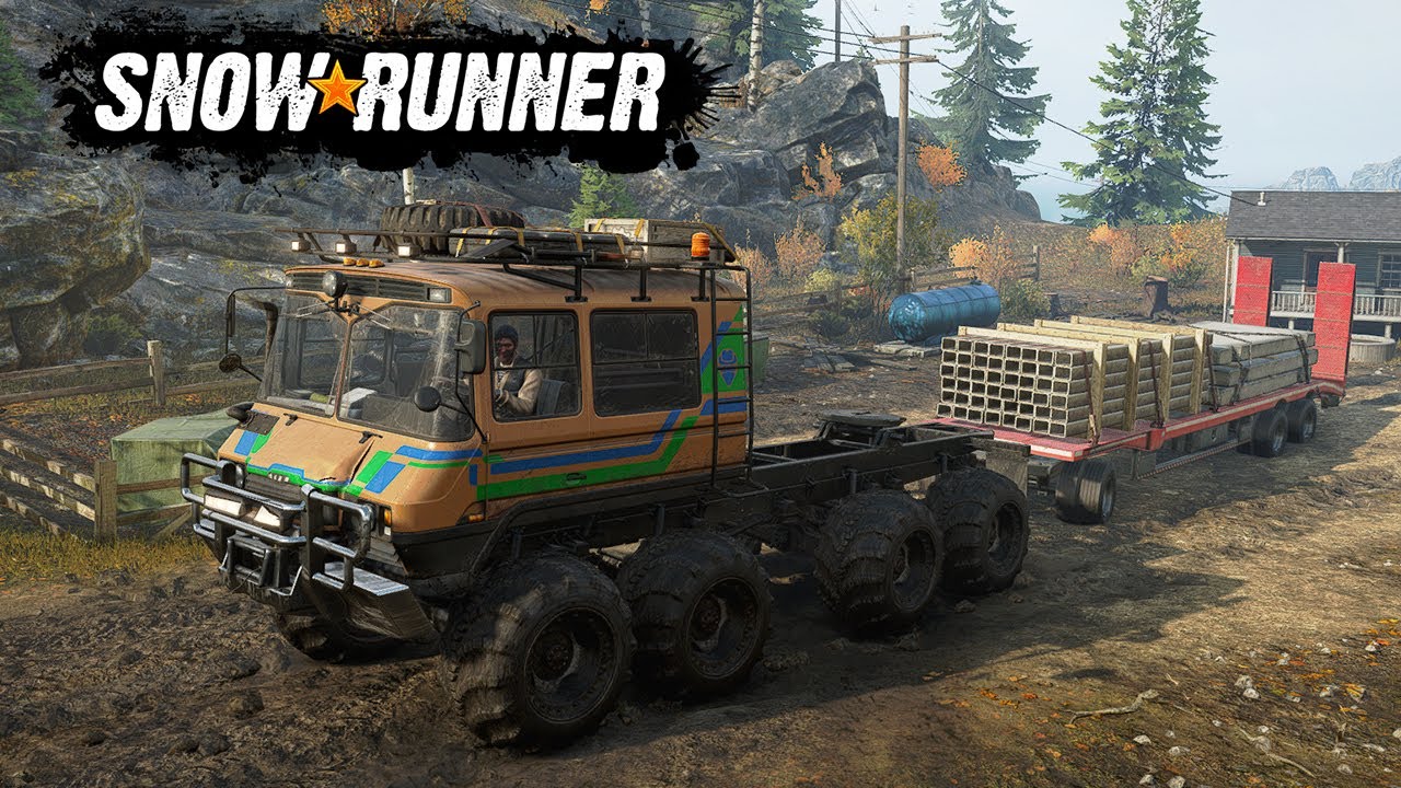 Snowrunner - Michigan | KRS 58 Bandit | Bautrupp | No Hud - YouTube