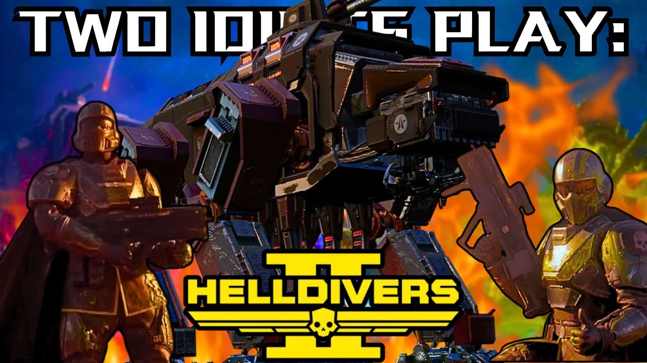 Two Idiots Play Helldivers 2 And Spread Some Liber-Tea! - YouTube