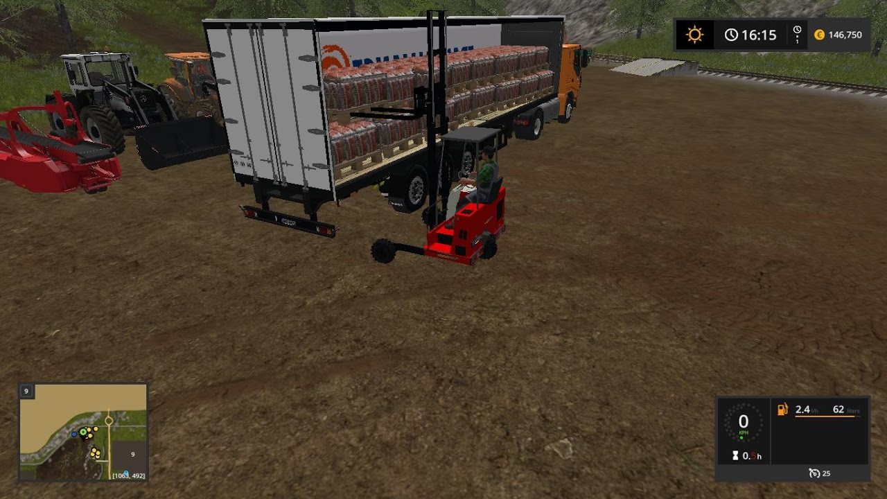 Selling wood chip pallets | Woodshire | Farming Simulator 2017 ...