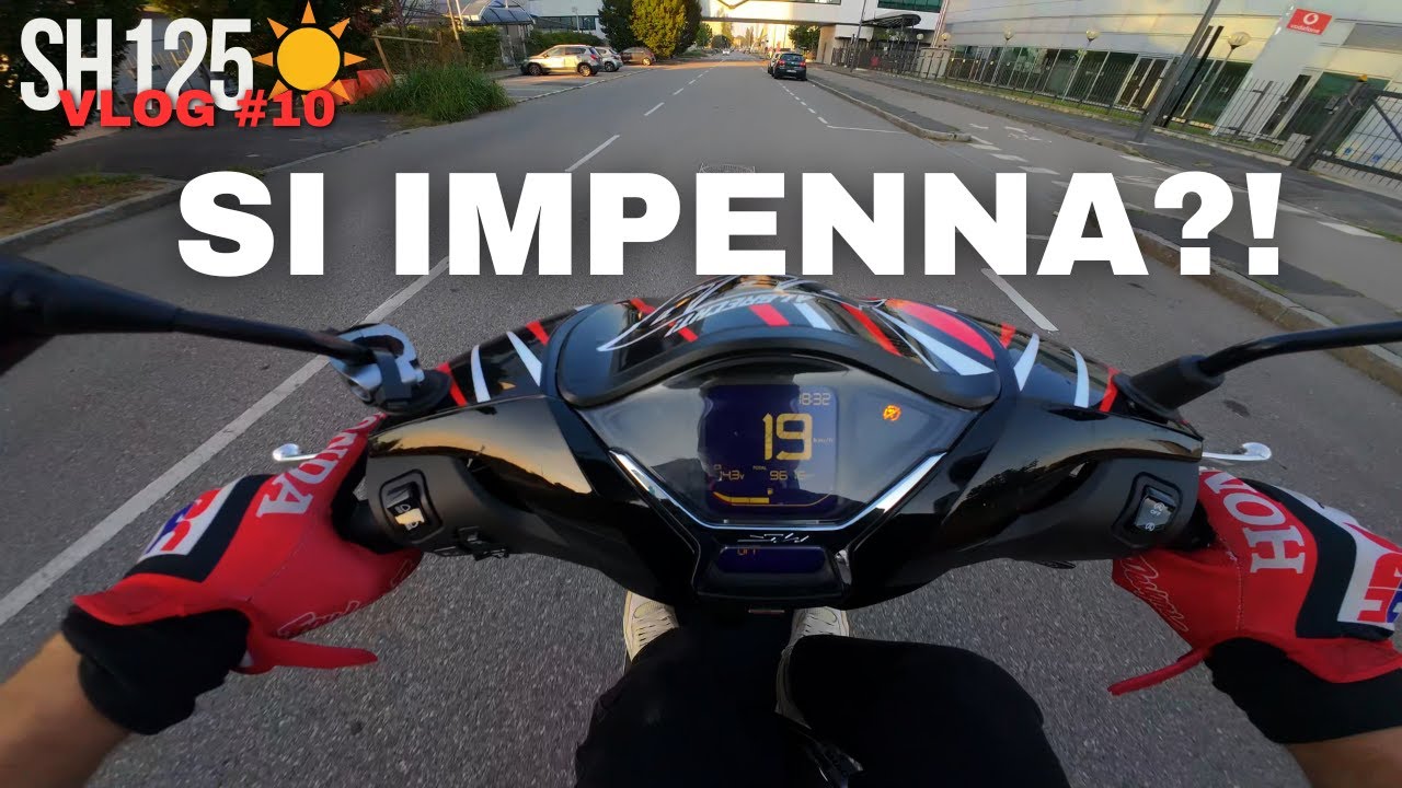 PROVO AD IMPENNARE L'SH 125 - SHVLOG 10 (sh 125) - YouTube