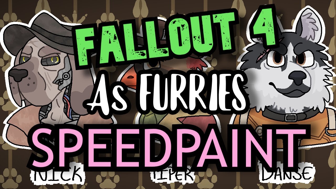 Companions as Furries - Fallout 4 SPEEDPAINT - YouTube