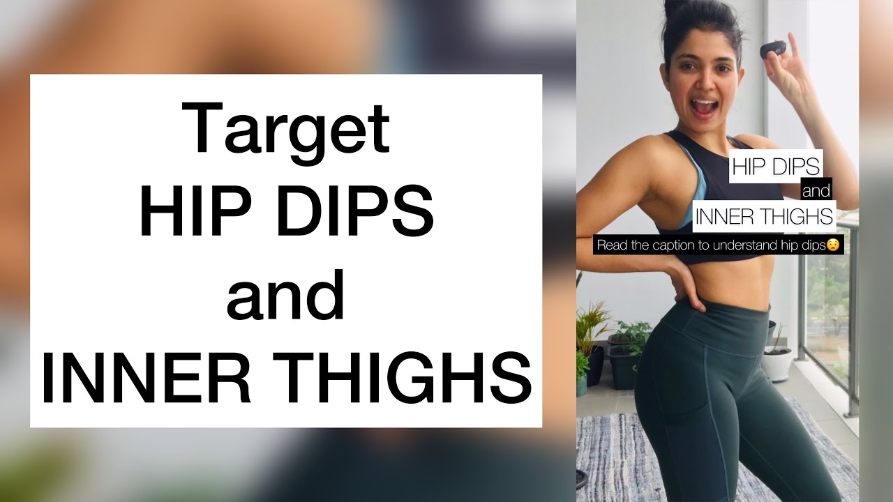 Hip dips & Inner thigh workout #shorts - YouTube