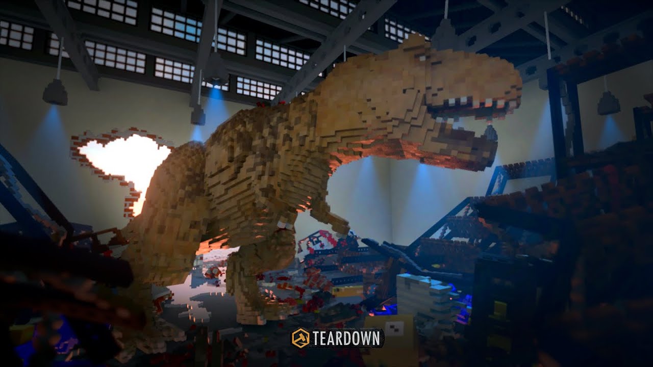 Dinosaurs Are Chasing Me !!! Escape from dinosaurs in | Teardown - YouTube