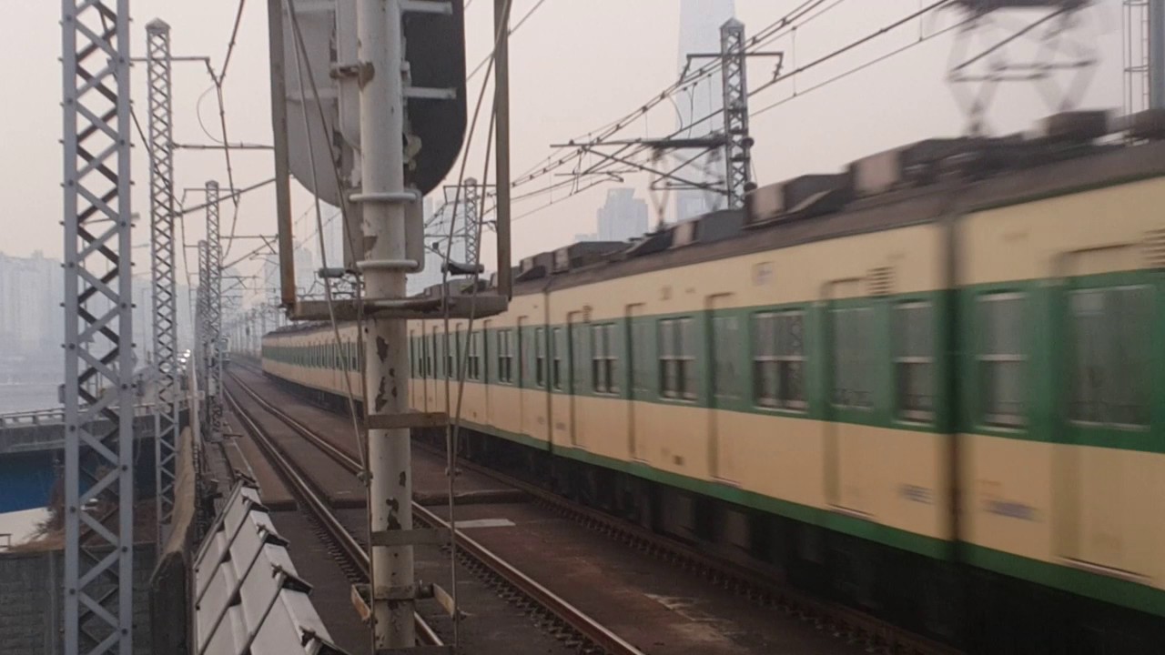 서울메트로 2호선 외선순환, 내선순환 열차 강변역 정, 발차 (MELCO Chopper) - YouTube