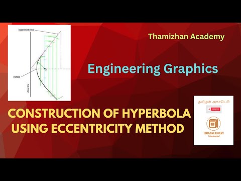 Construction of Hyperbola Using Eccentricity Method #engineeringgraphic ...