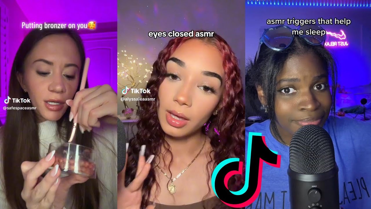 ASMR TikToks || TIKTOK Compilation || Part 1 || RELAX - YouTube