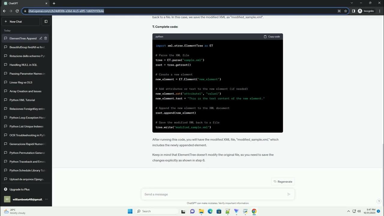 Python Elementtree Appending New Element To A Parsed Xml File Has No Effect No Error Youtube
