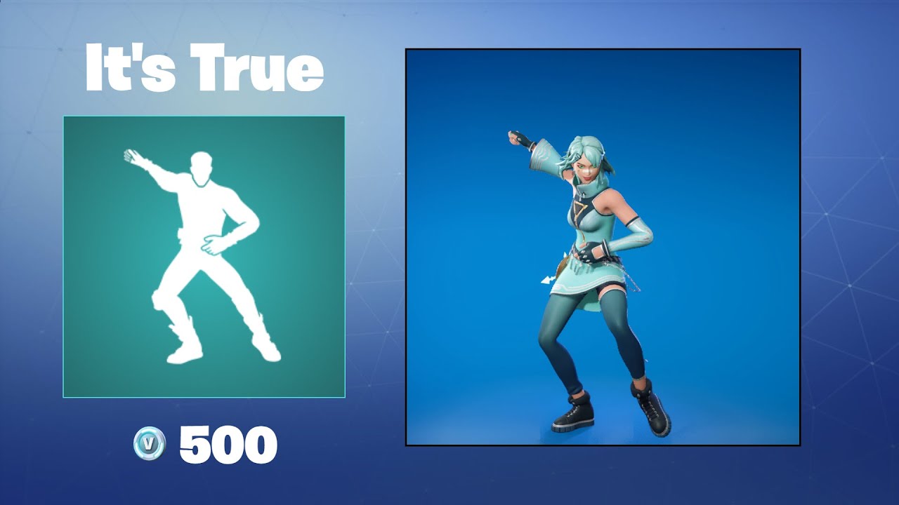 It's True | Fortnite Emote - YouTube