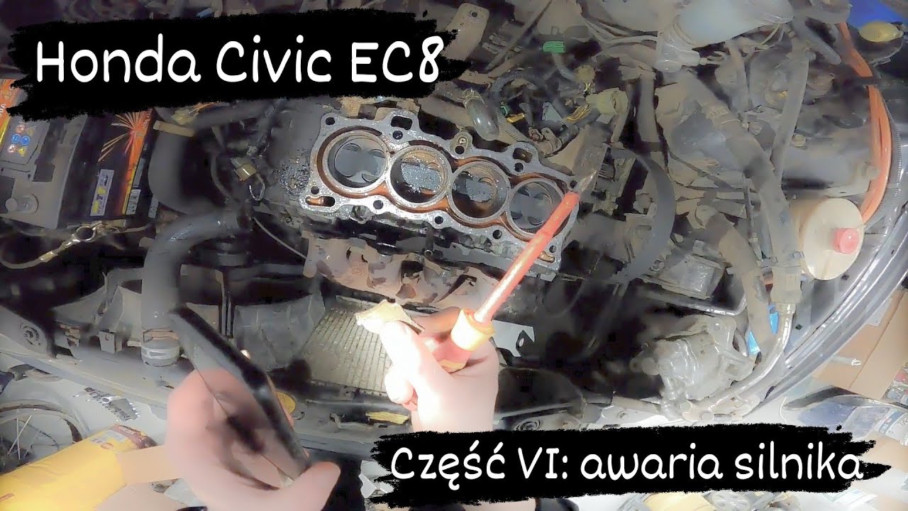 Moje Daily część 6: Awaria silnika (Honda Civic IV EC8) - YouTube