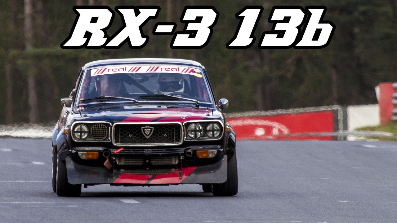 Mazda RX-3 13b racecar - Test at Zolder (incl. onboard) - YouTube