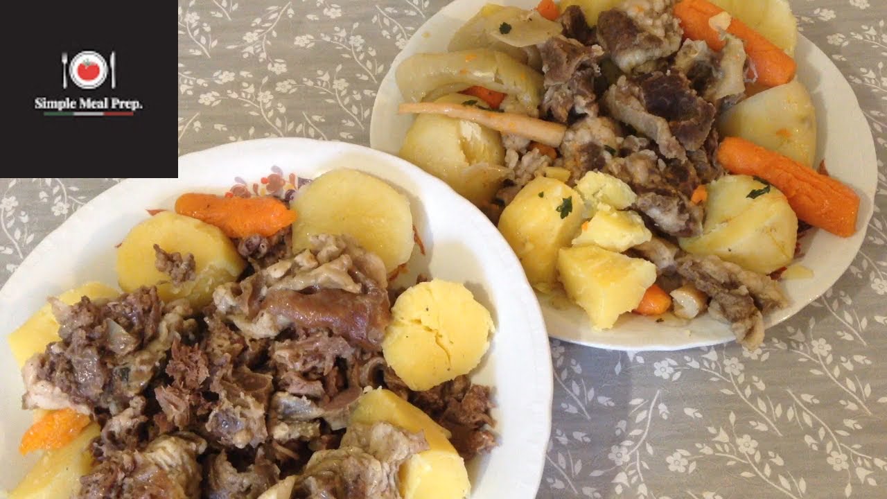 Lešo - Kuvana ovčetina 👨‍🍳 toplo predjelo - kuvano meso i glava od ovce ...