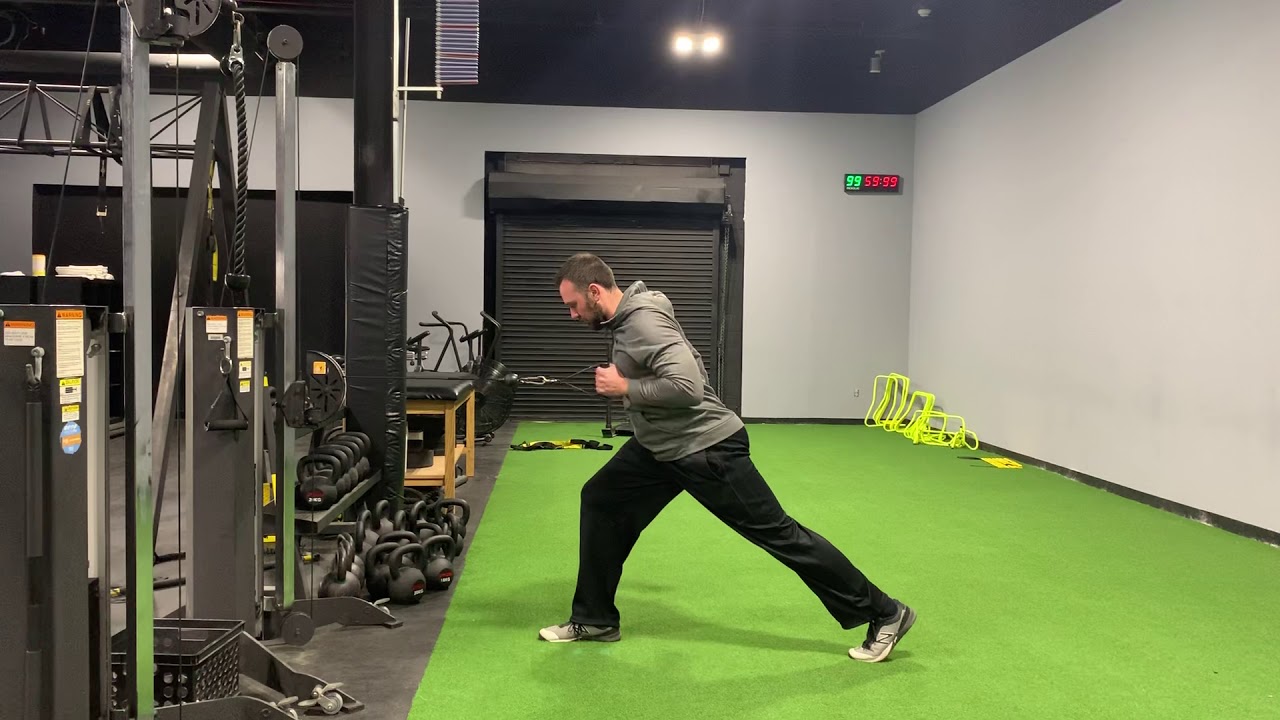 Split-Stance 1-Arm Cable Row - YouTube