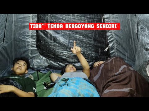 Horor,!!! Nekat camping sama cewek pakai tenda dihutan, ada penampakan hantu kakek tua tengah malam 