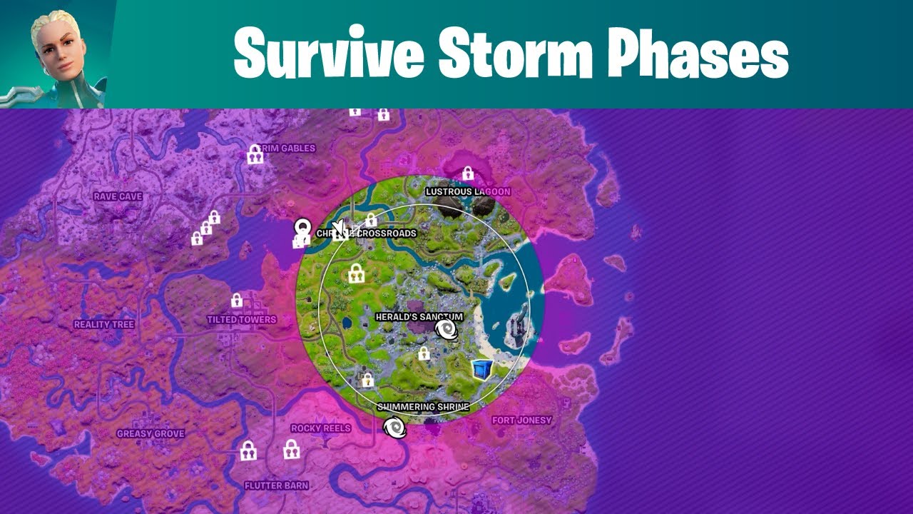 Fortnite วิธีทำ Survive Storm Phases Week 4 - YouTube