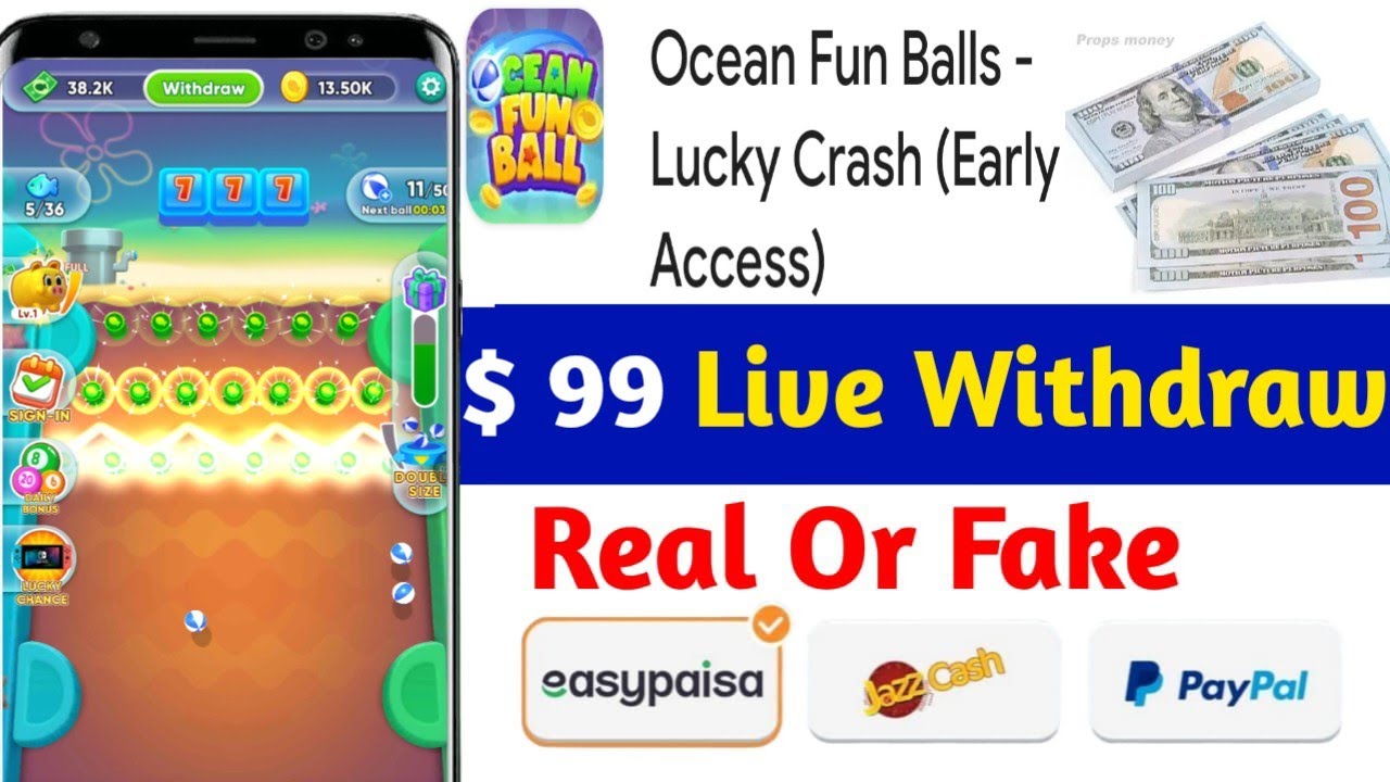 Ocean Fun Balls Lucky Crash | Ocean Fun Balls App Real Or Fake | Ocean ...