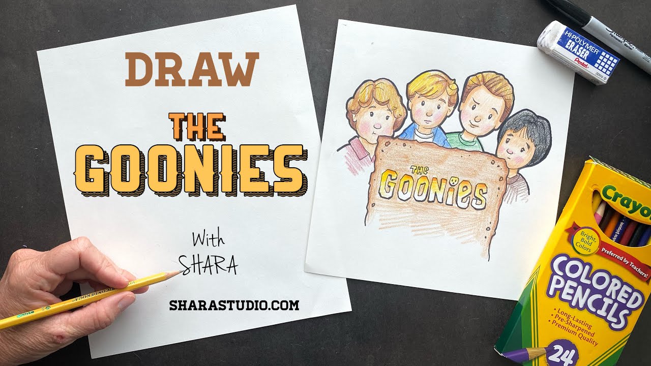 How to draw The Goonies - YouTube