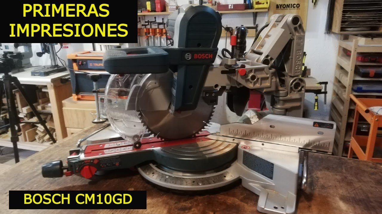 INGLETADORA BOSCH CM10GD, MIS PRIMERAS IMPRESIONES - YouTube