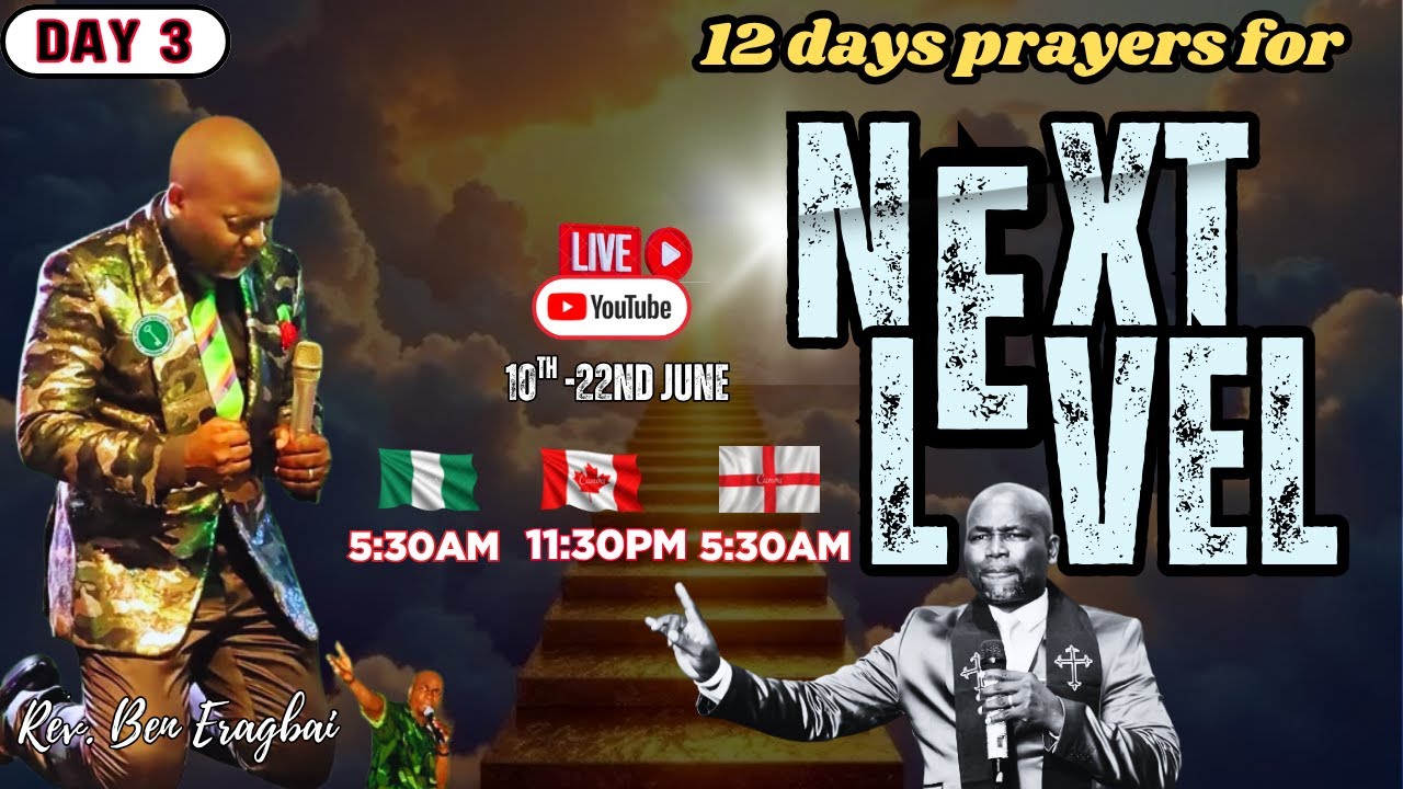 12 DAYS OF PRAYERS FOR NEXT LEVEL ( DAY 3) - YouTube