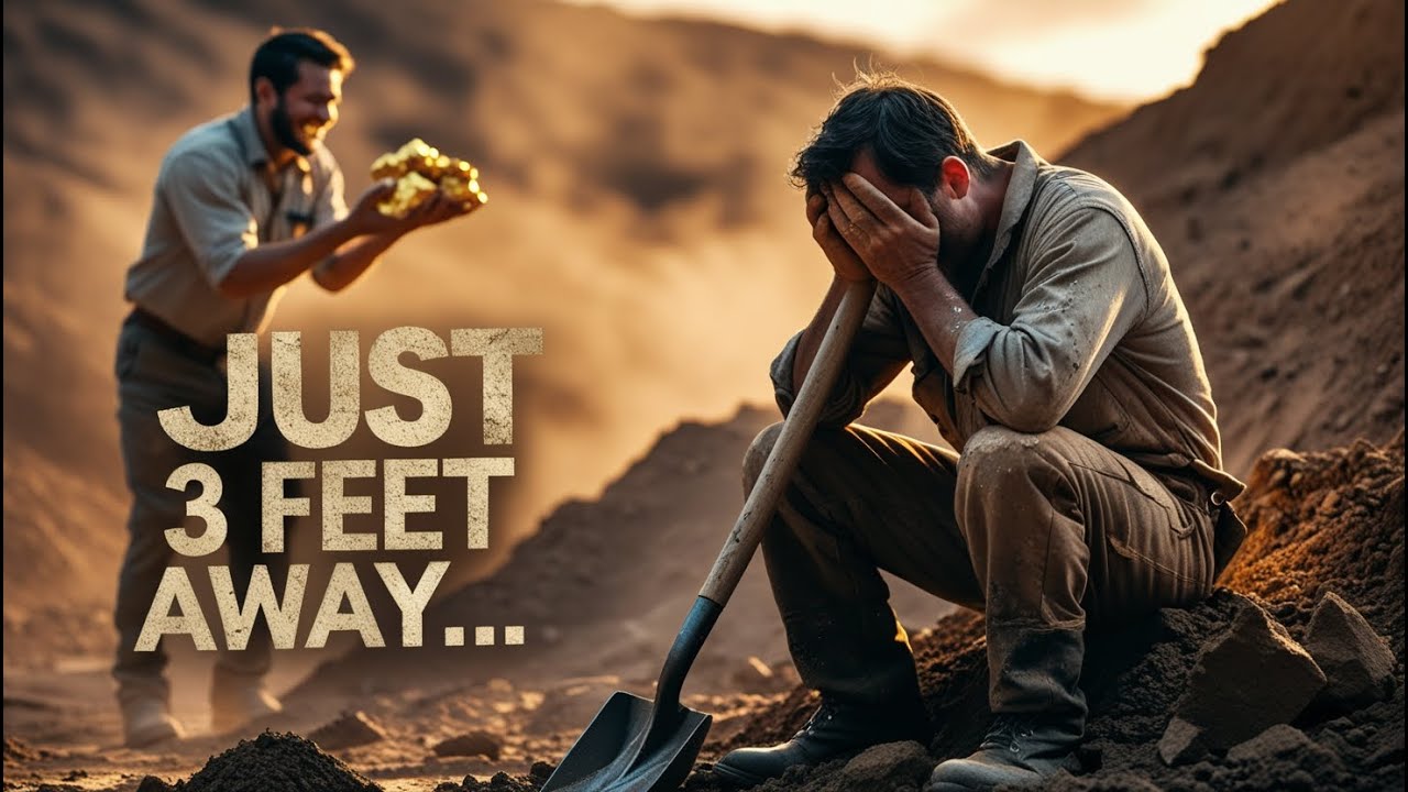 He Was Just 3 Feet Away From Gold... Then Gave Up - YouTube