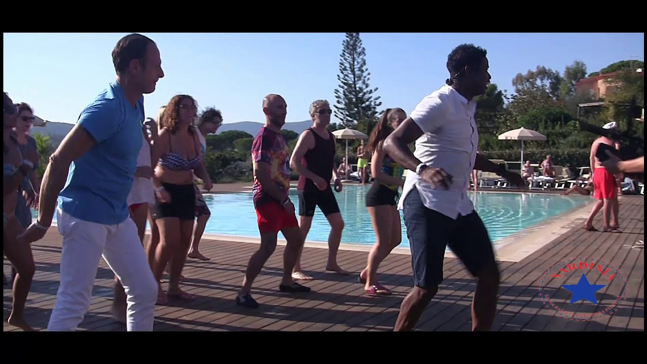 Salsa Dance Animation Arrebatate Los 4 Pool Party Salsa Brisa Sardinia ...