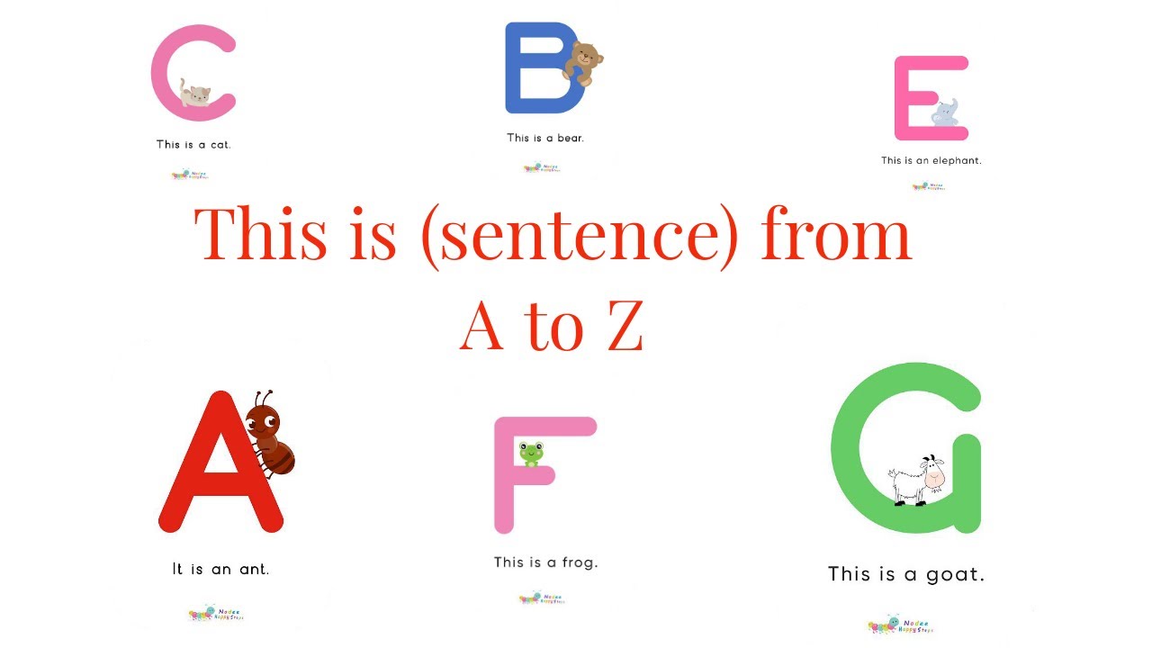 Phonics sounds for toddler (this sentence from a to z)easy English with ...
