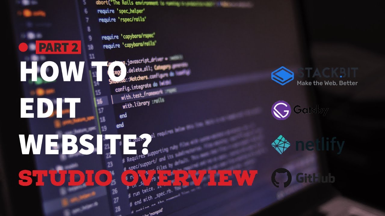 How To Edit JamStack Website | Stackbit Studio | Website Build: Part 2 - YouTube