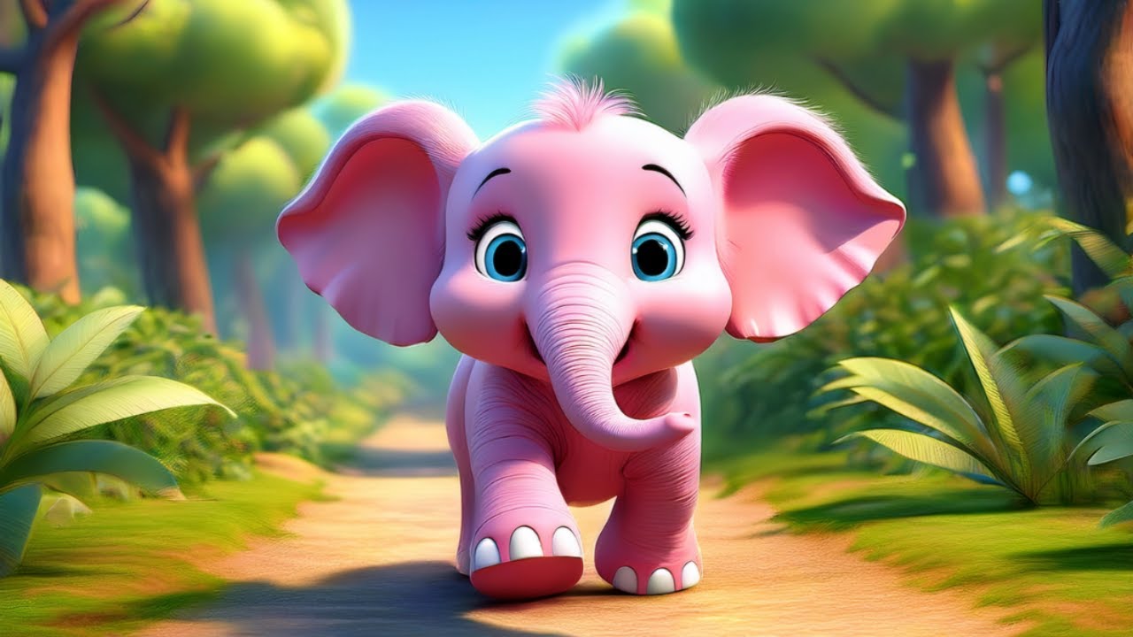 Baby Elephant | Get up And Move Song for Kids l Fun Animal Song for ...