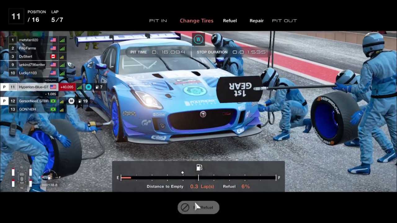 Gran Turismo Sport: Daily Race - Day 4, using the fuel map by method ...