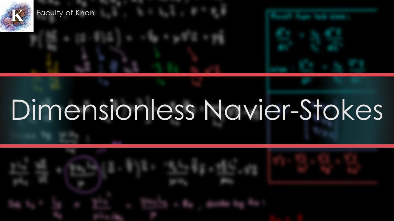 Nondimensionalizing the Navier-Stokes Equation - YouTube