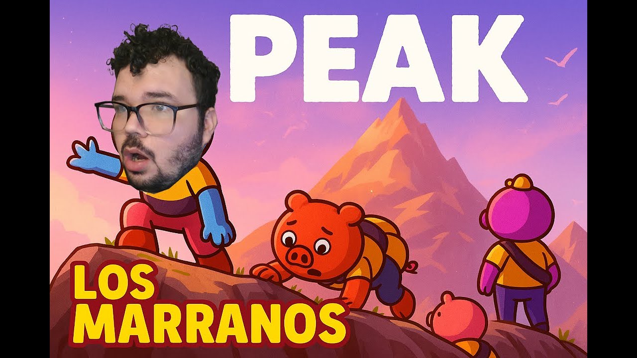 PEAK con los marranos parte 4 ¡¡nos enfrentamos al volcan!! - YouTube