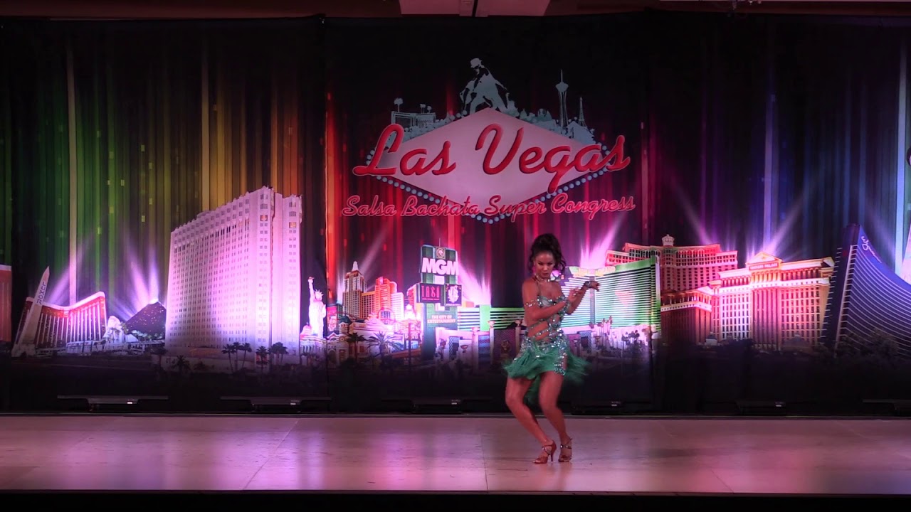 ULDC PRO Female Salsa Solo Indira Mora 3rd Place - YouTube