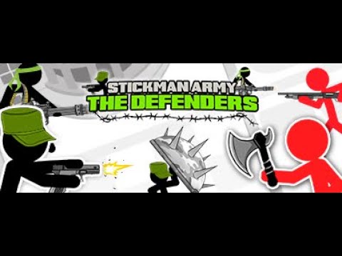 Stickman army: The Defenders part 1- Level 1-4 complete - YouTube