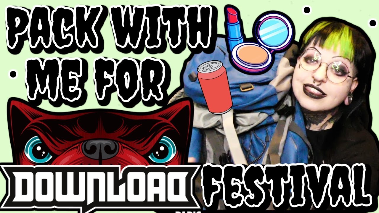 Pack With Me For Download Festival! // Emily Boo - YouTube