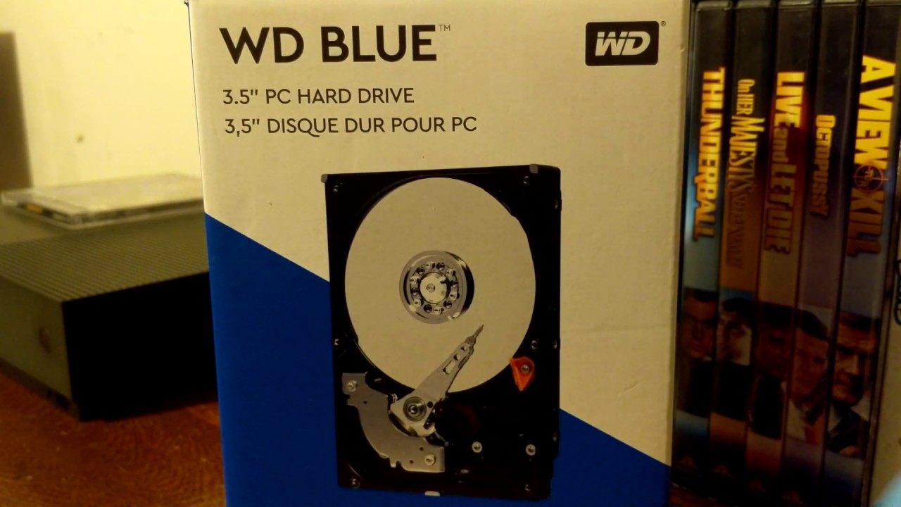 WD BLUE 3TB Hard Drive Unboxing And Install - YouTube