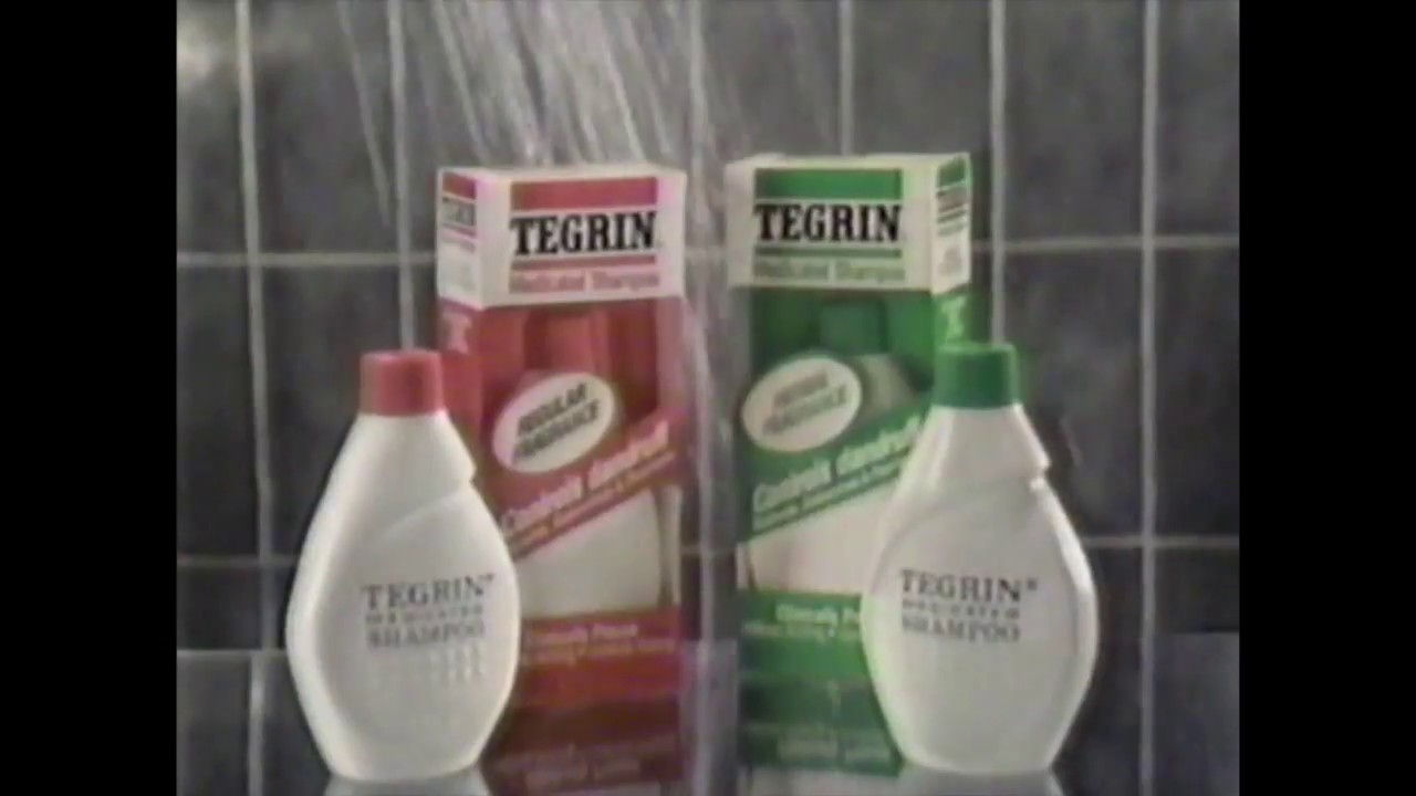 Tegrin Medicated Dandruff Shampoo - TV Commercial (1984) - YouTube