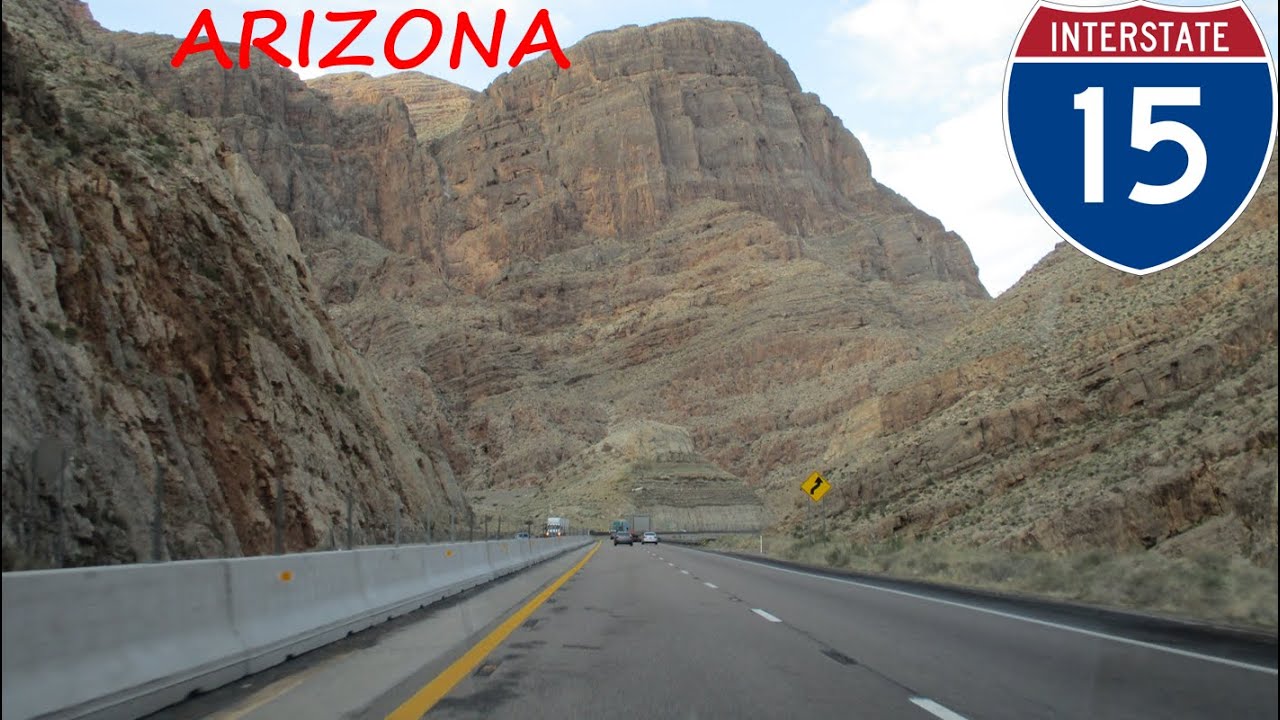 Interstate 15 - Arizona northbound [FULL LENGTH VIDEO] - YouTube