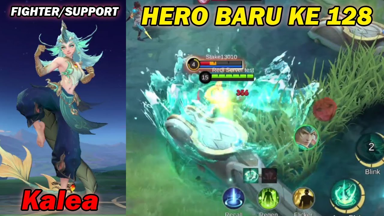 HERO BARU KE 128 MOBILE LEGENDS 2025!! HERO KALEA SUPPORT/FIGHTER YANG BISA SPAM LEMPAR MUSUH ...