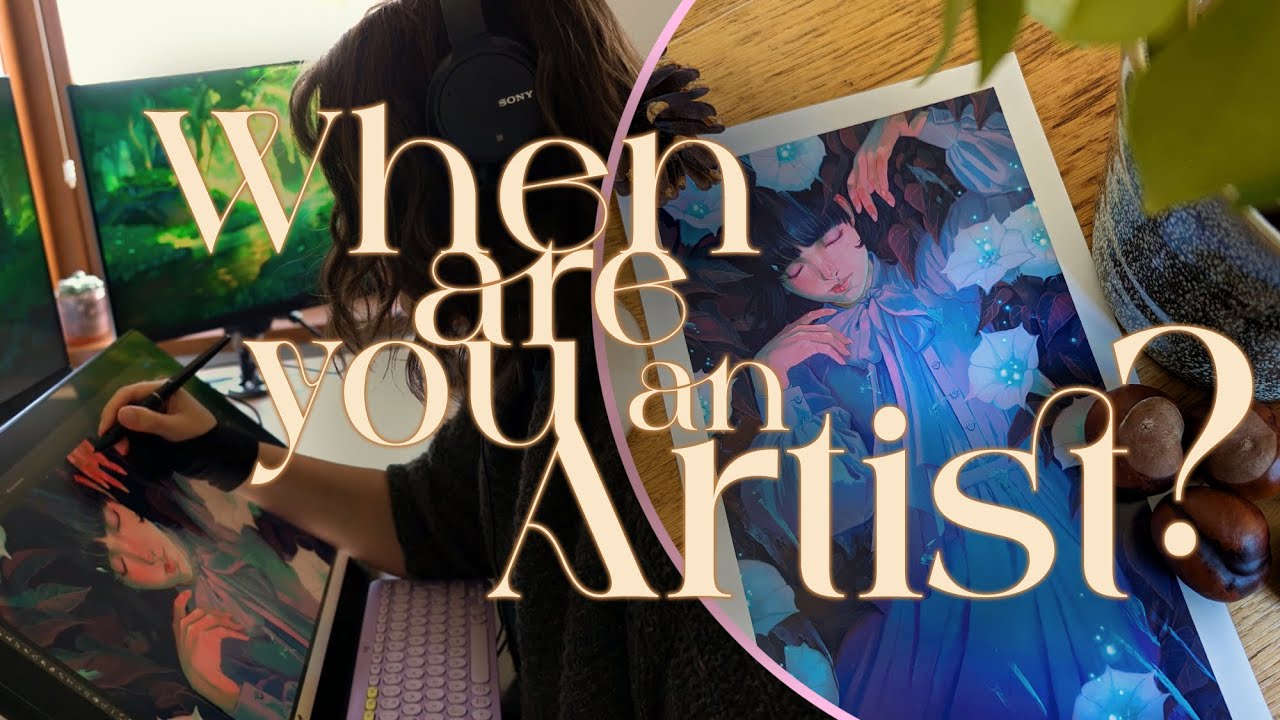 When are you an Artist? 🪄 artist advice, paint with me, magical garden ...