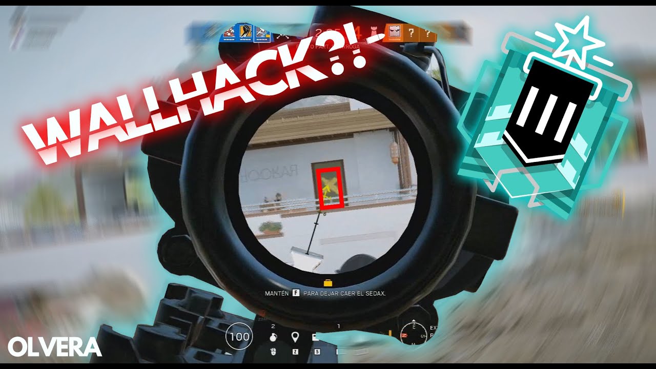 😱 ¡¿WALLHACKS?! 😱 | Rainbow Six Siege | Olvera - YouTube