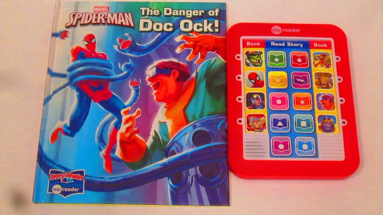 MeReader Marvel SPIDERMAN "The Danger of Doc Ock!" Story Reader - YouTube
