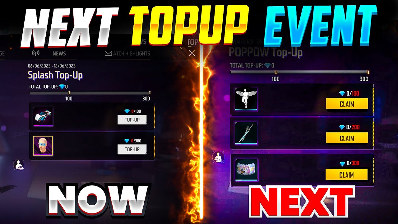 NEXT TOPUP EVENT FREE FIRE | NEW TOPUP EVENT | NEXT TOP UP EVENT ...