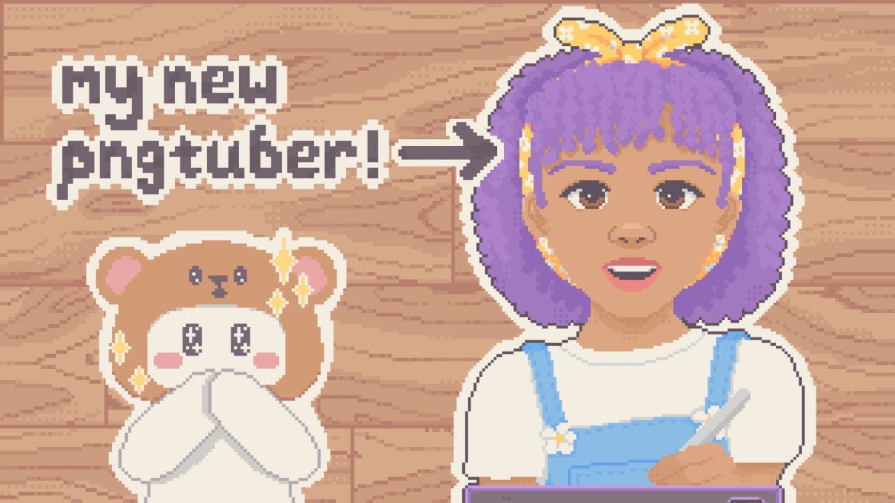 Drawing a Pixel Art Character in Pixquare to make my PNGtuber in ...