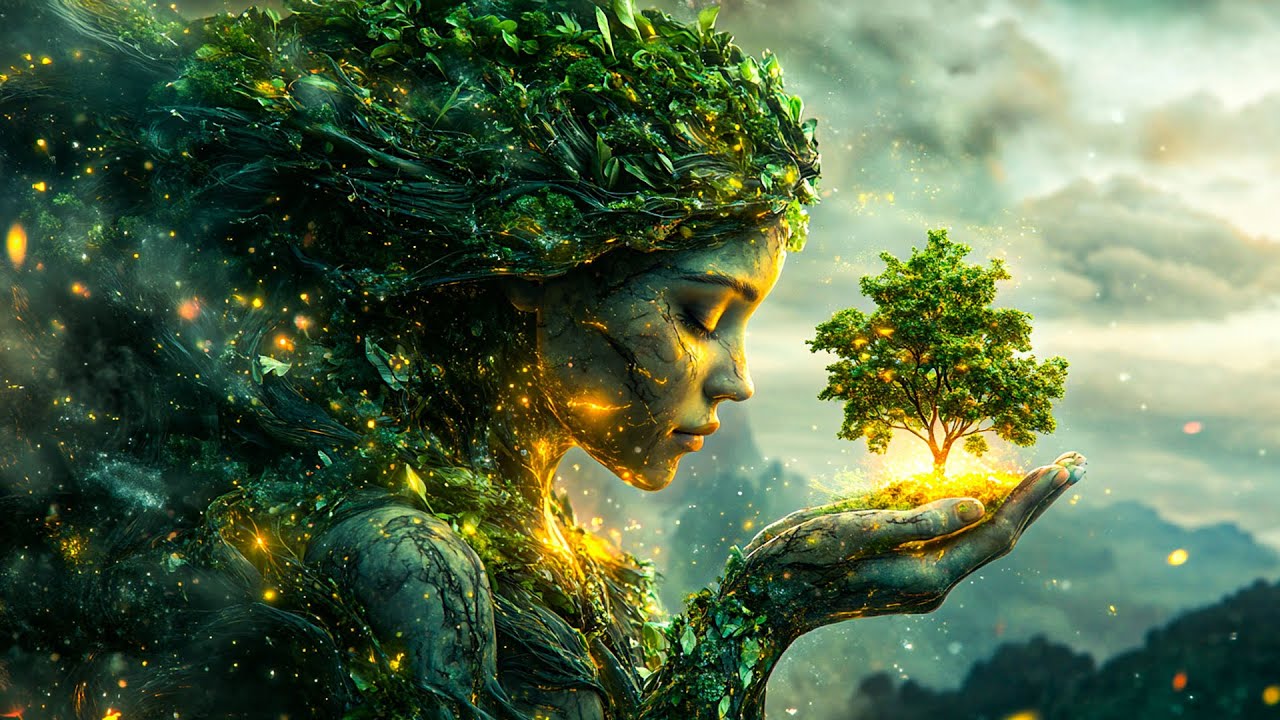 Mother Earth Meditation Music | Heart Chakra Healing, Nature Energy ...